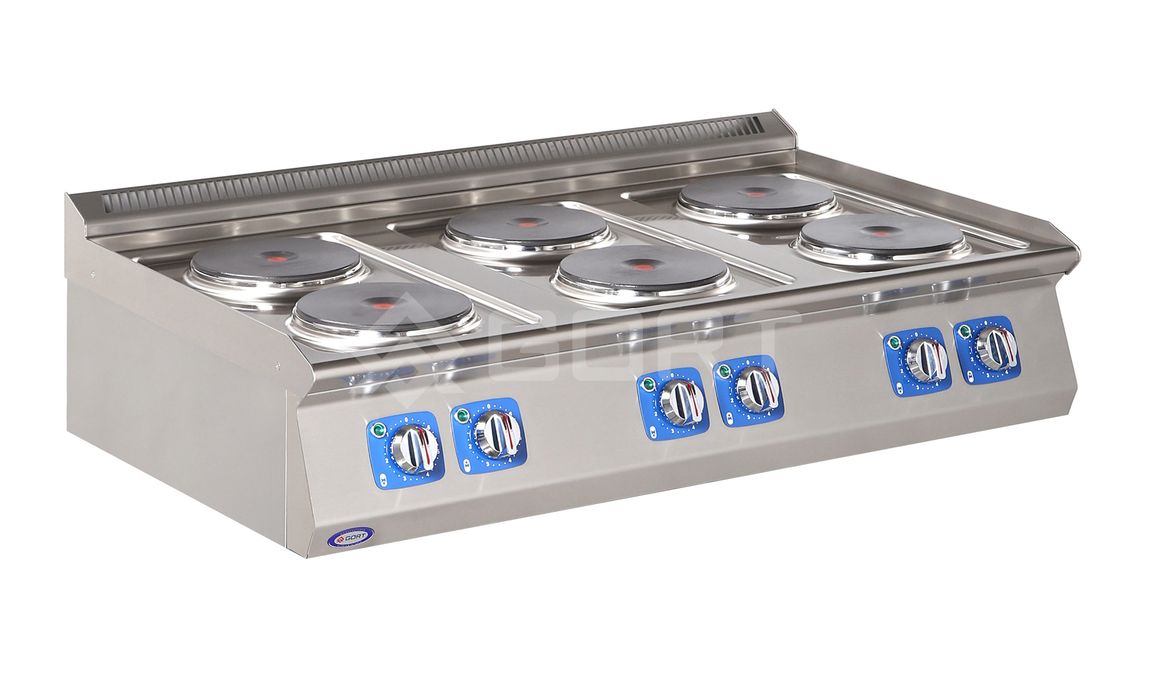 6 plate electric cooking top | GORT – Foodservice Equipment Manufacturer