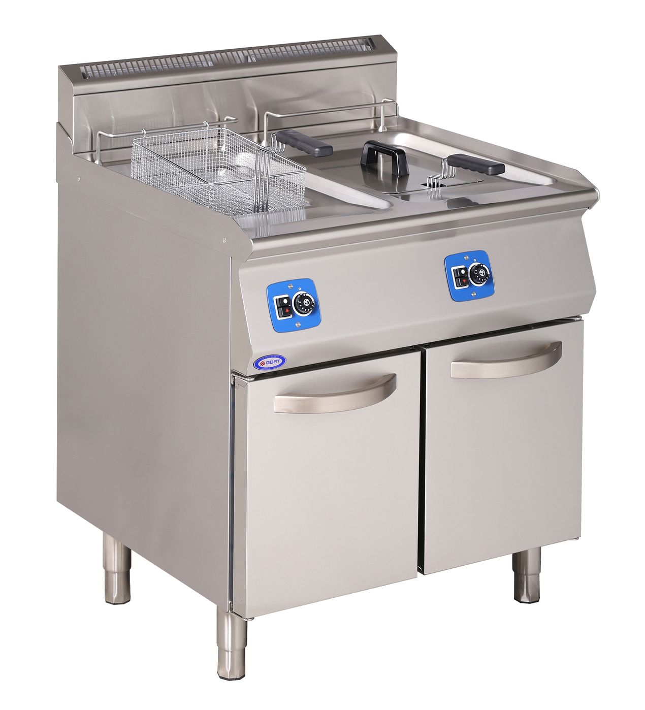 Double tank gas fryer with cold zone | GORT – Foodservice Equipment ...