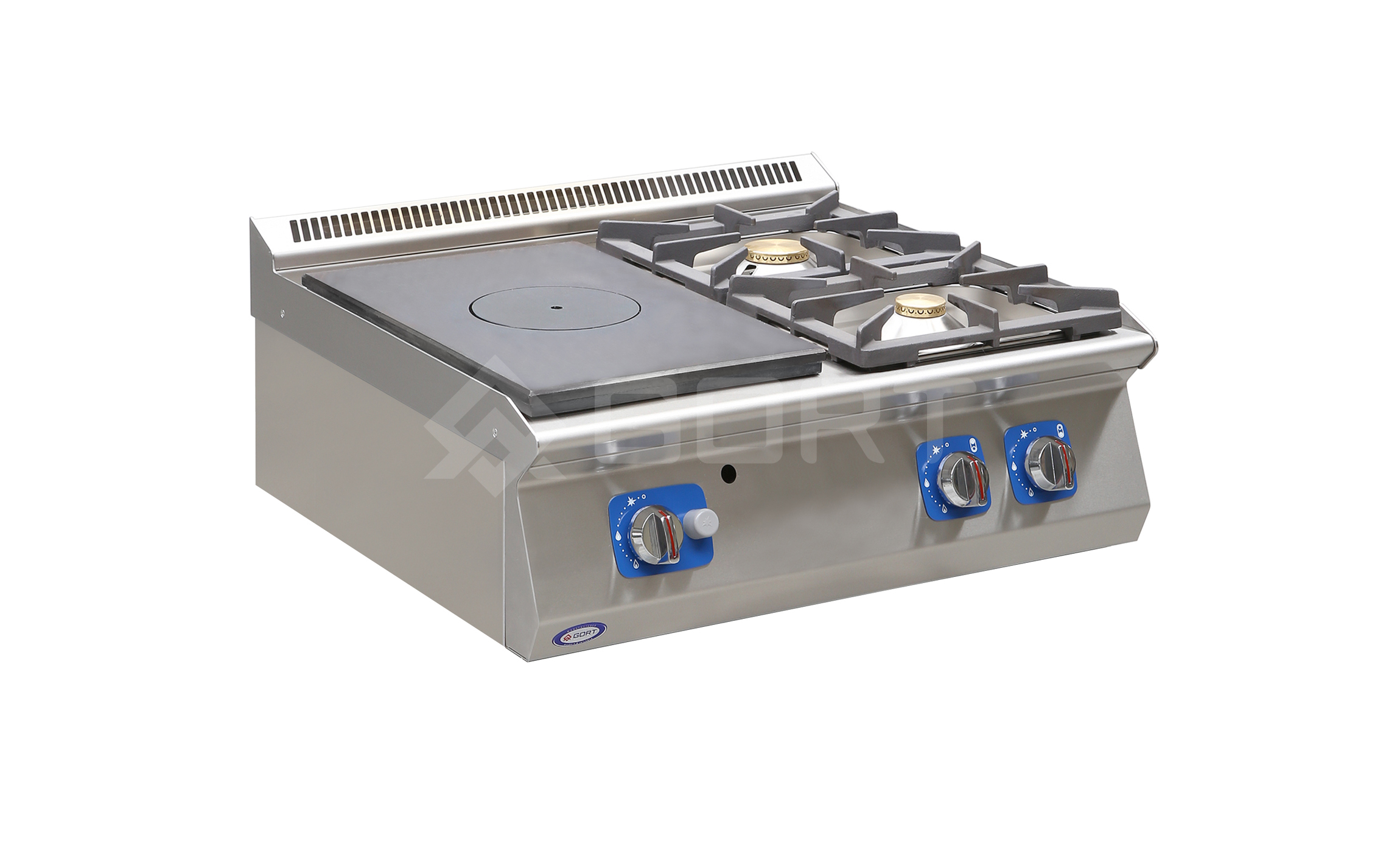 Gas solid top with 2 burner gas cooking top | GORT – Foodservice ...