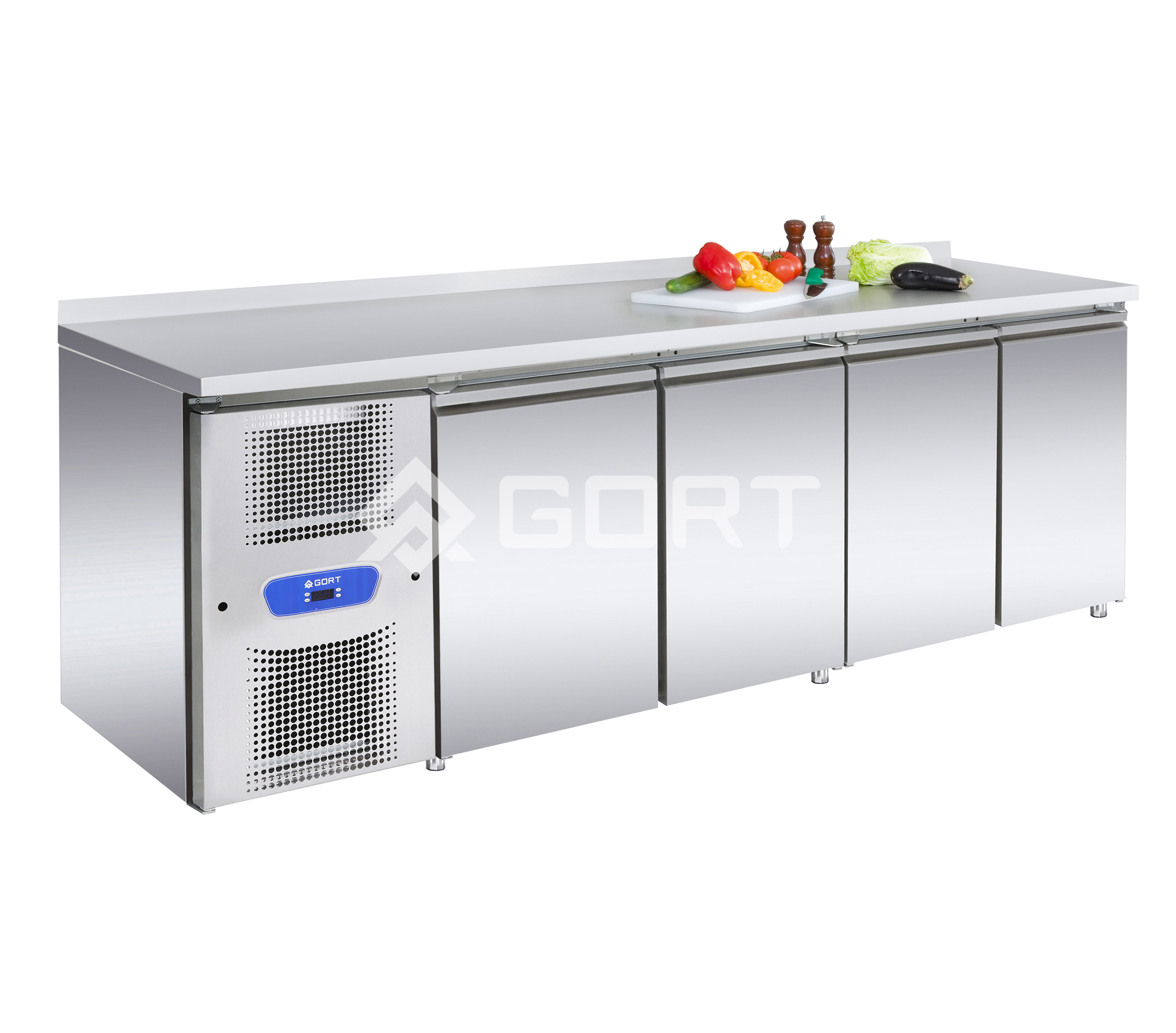 4 door refrigerated counter GN1/1 - GORT - Foodservice Equipment ...
